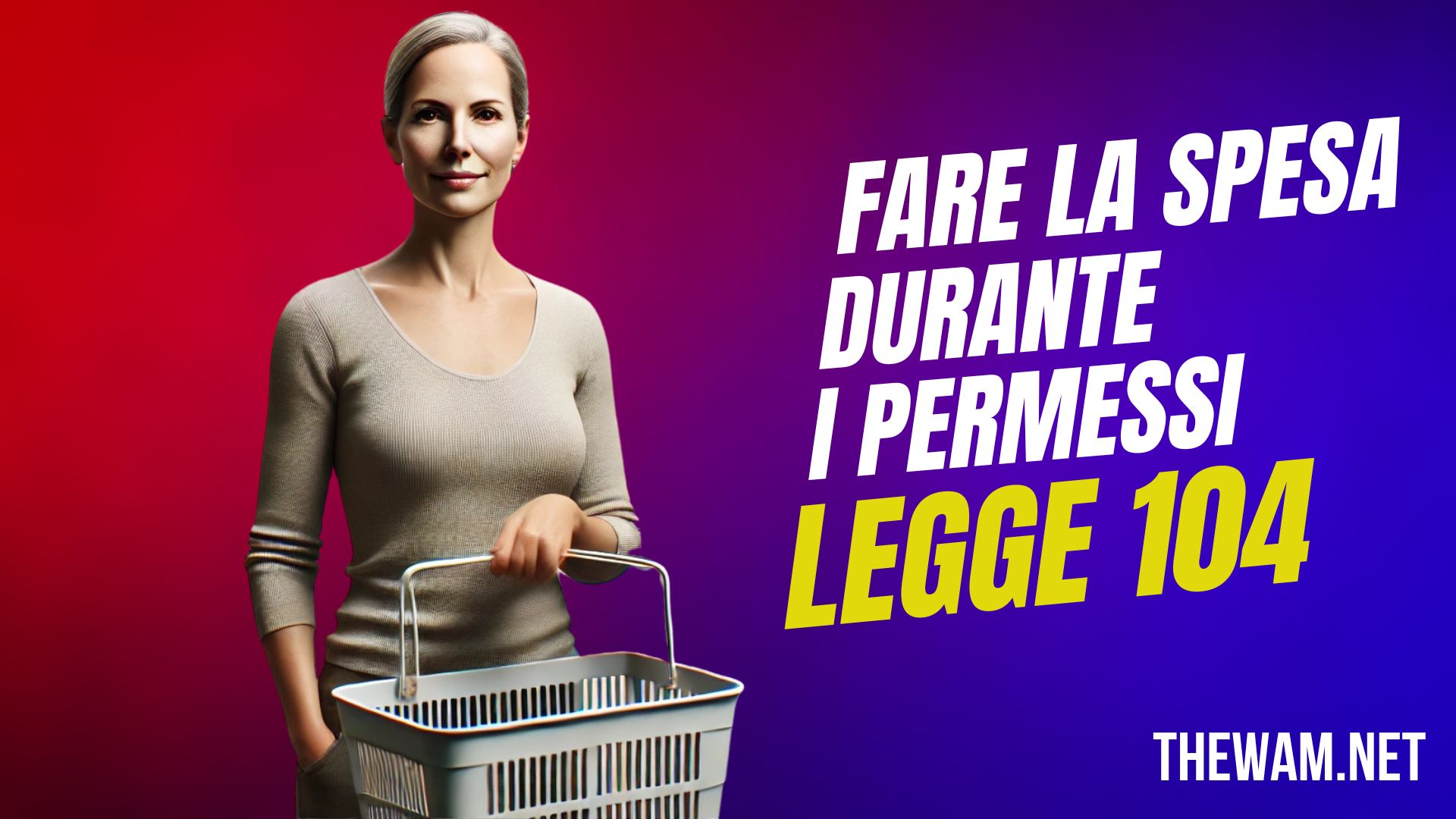 Fare la spesa durante i permessi 104: la sentenza